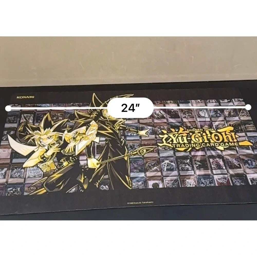 Konami | Games | Yugioh Tcg Playmat Yami Yugi Dark Magician Card Mosaic ...